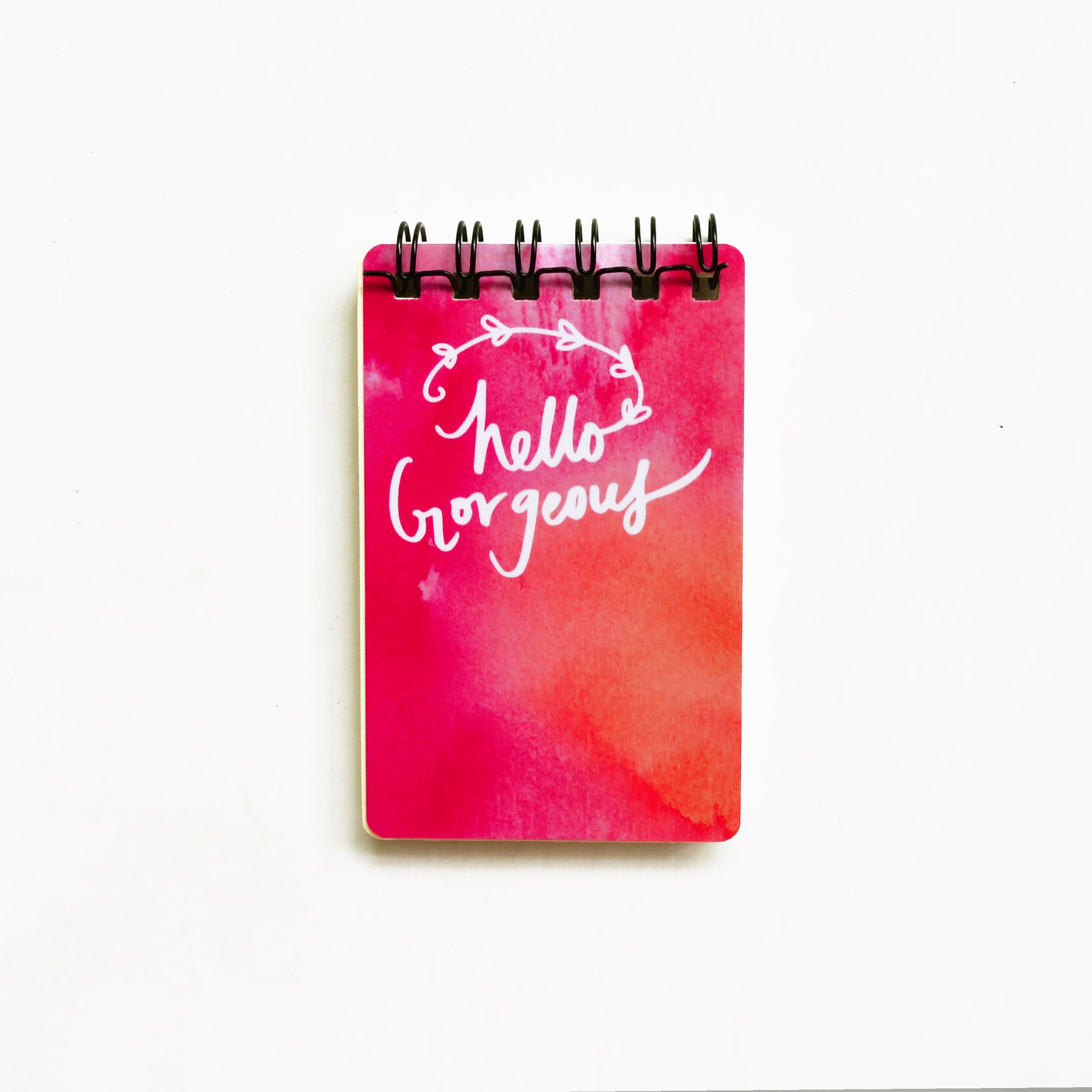 Hello Gorgeous Mini Notepad – Prisms and Paintbrushes