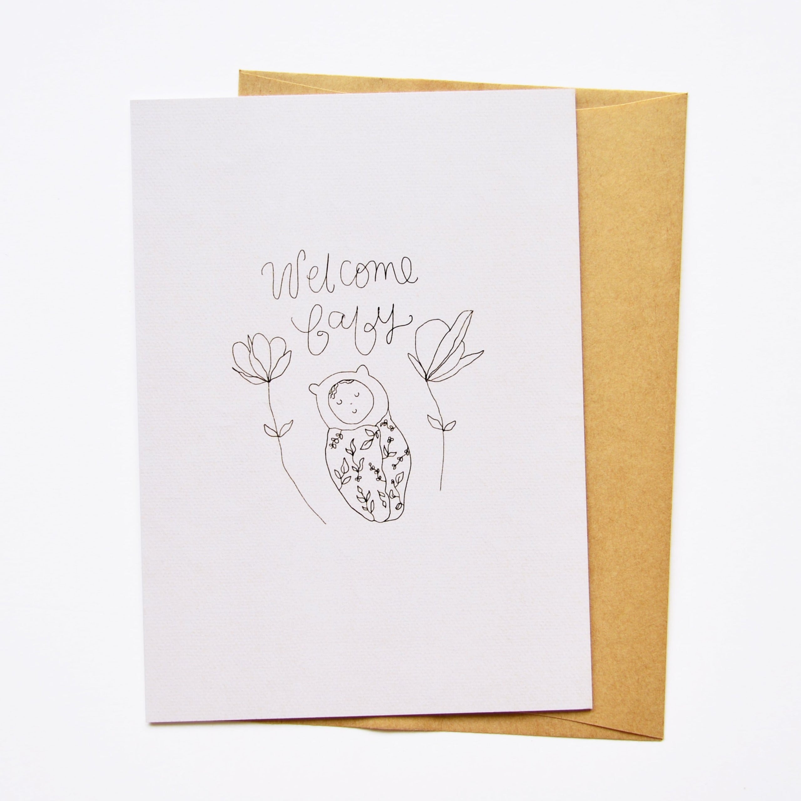 Welcome Baby Card – Prisms and Paintbrushes