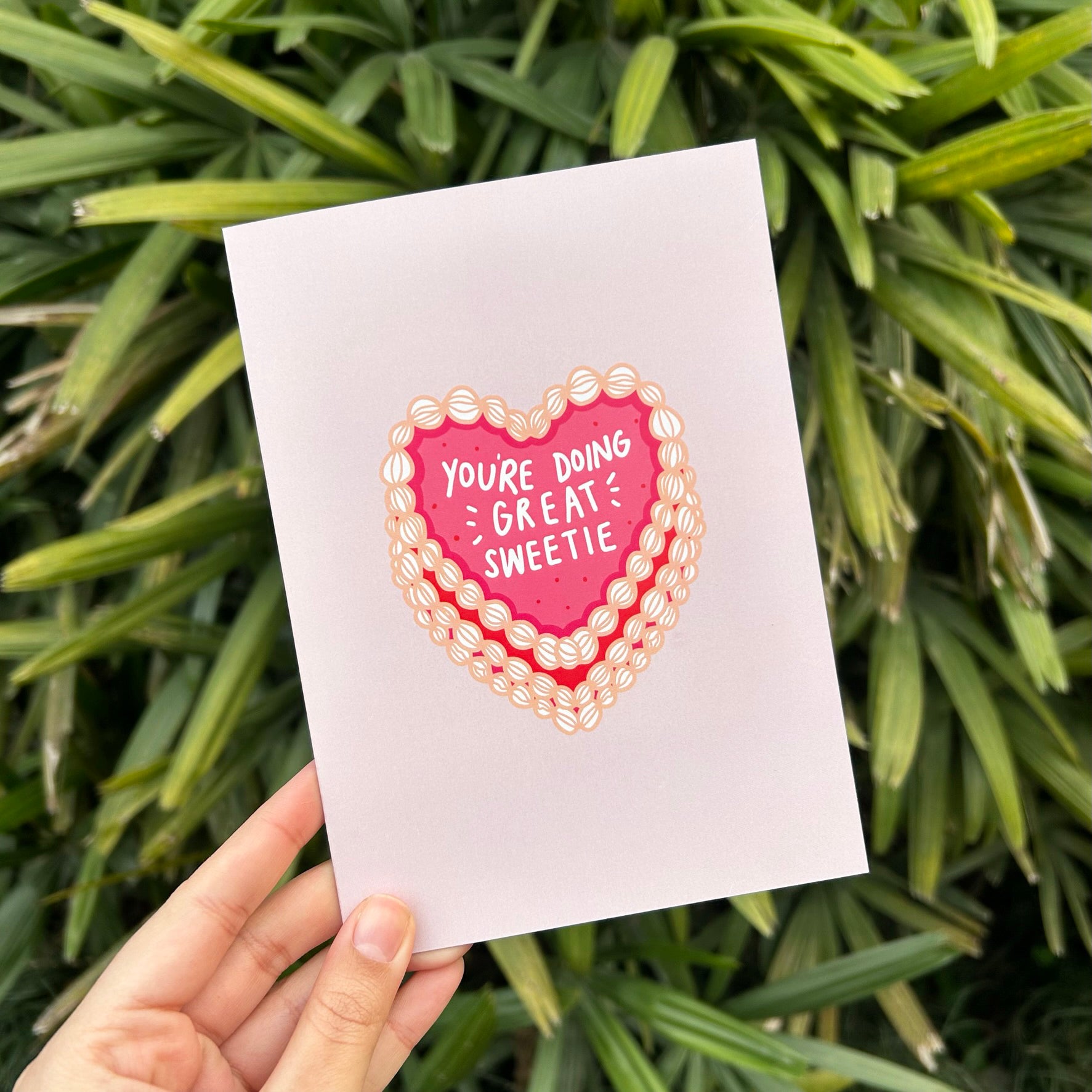 You're Doing Great Sweetie Card – Prisms and Paintbrushes